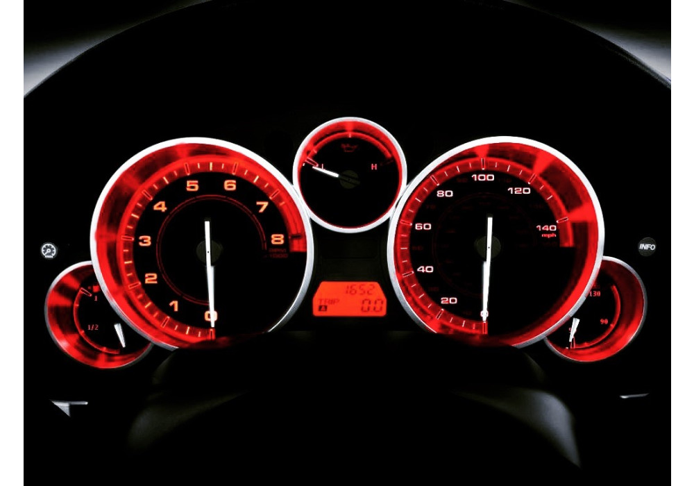 Magna Gauge Faces For Mazda Miata MX-5 NC 06-08 | REV9