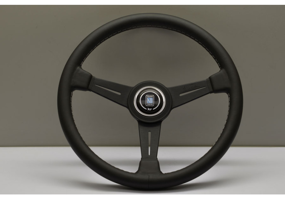 Nardi Classico Steering Wheel 360MM Black Leather With Black Spokes