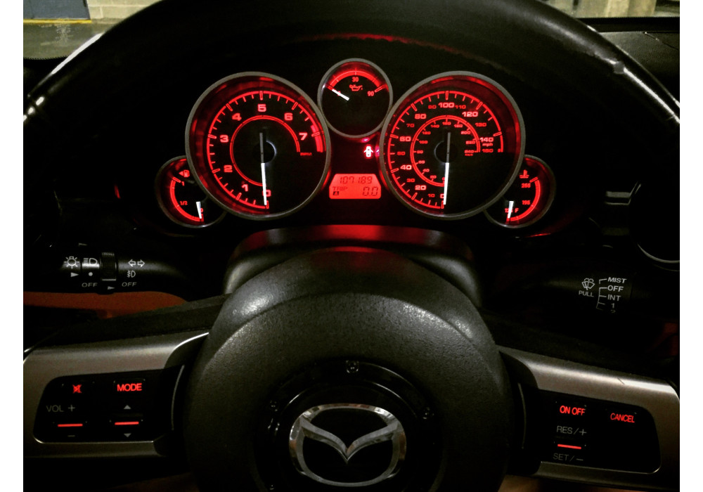 Magna Gauge Faces For Mazda Miata MX-5 NC 06-08 | REV9