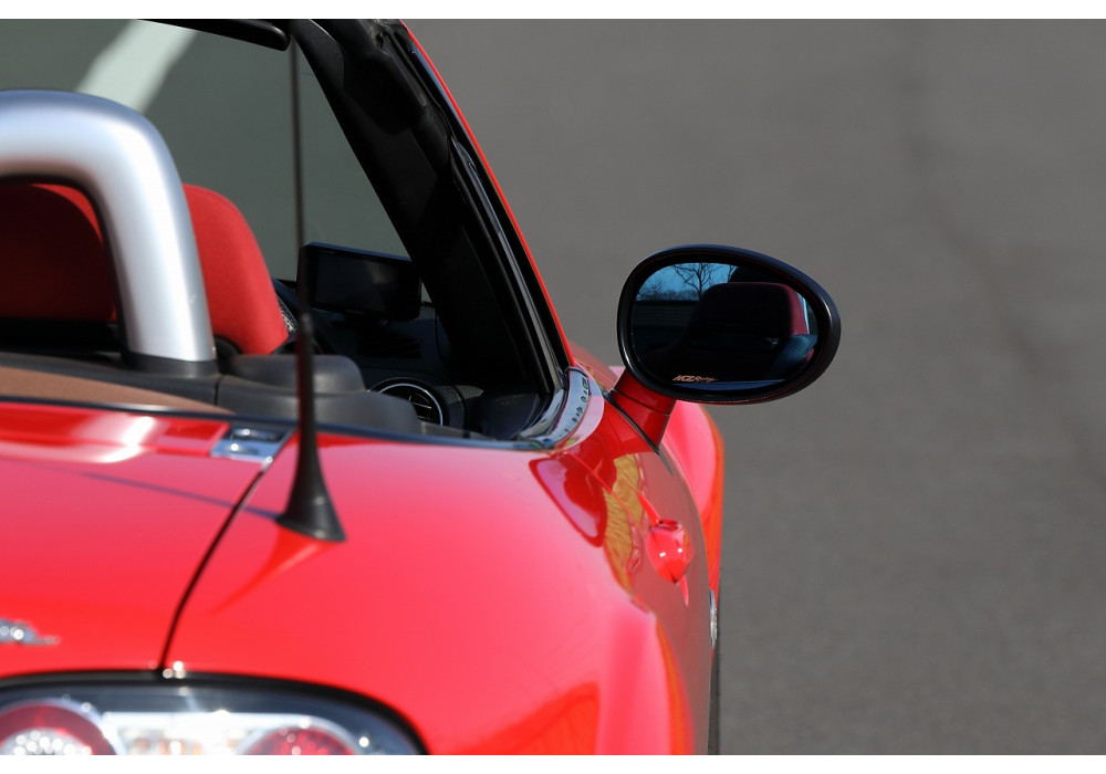 MZ Racing Wide Blue Mirrors For Miata MX-5 NC | REV9