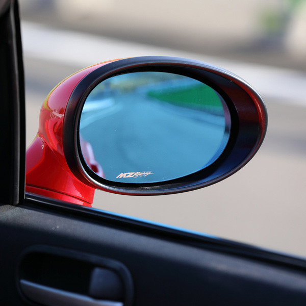 MZ Racing Wide Blue Mirrors For Miata MX-5 NC | REV9